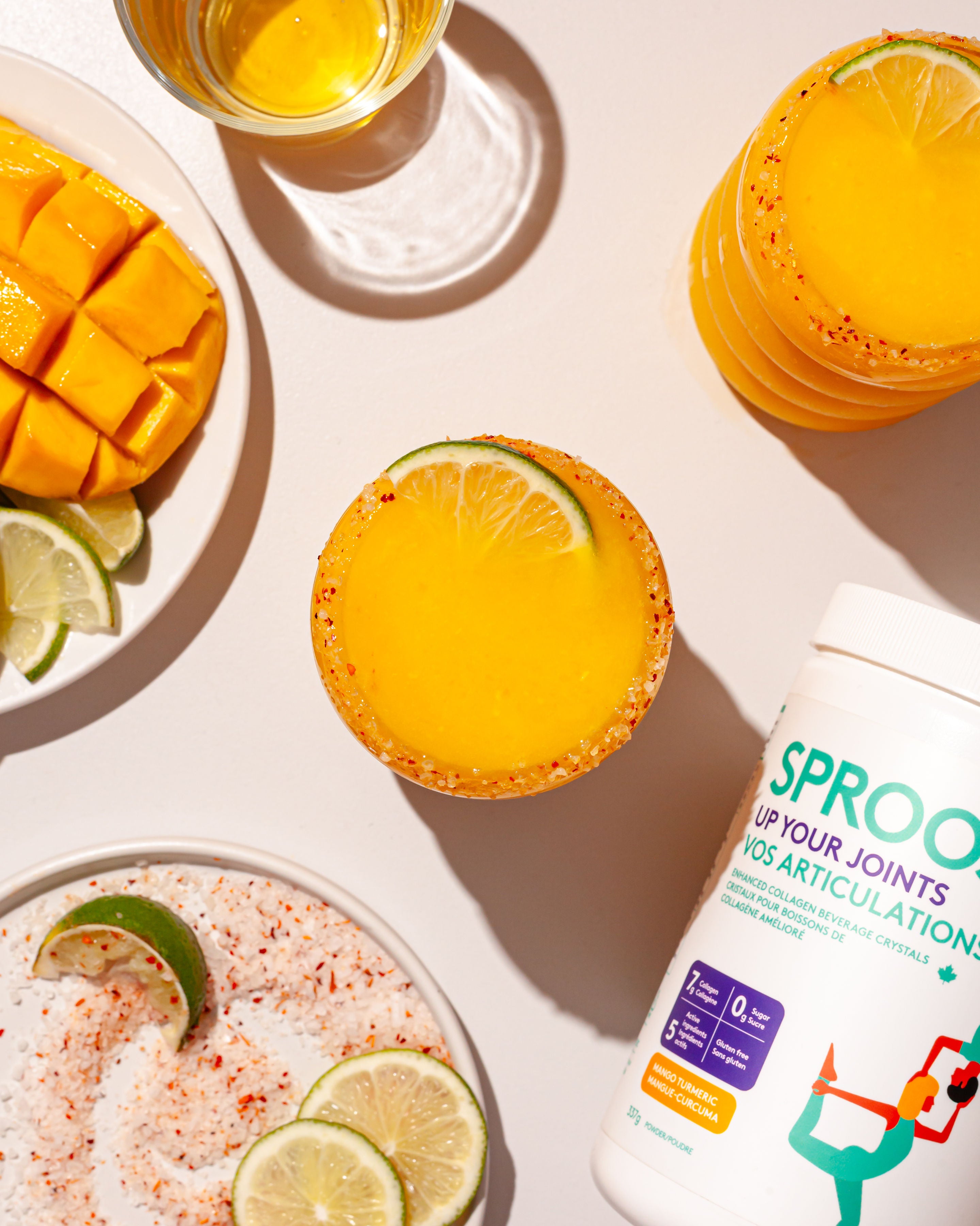 Healthy Mango Margarita Mocktail – Sproos