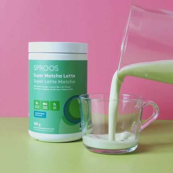 Matcha Latte with Marine Collagen (Powder) | Sproos