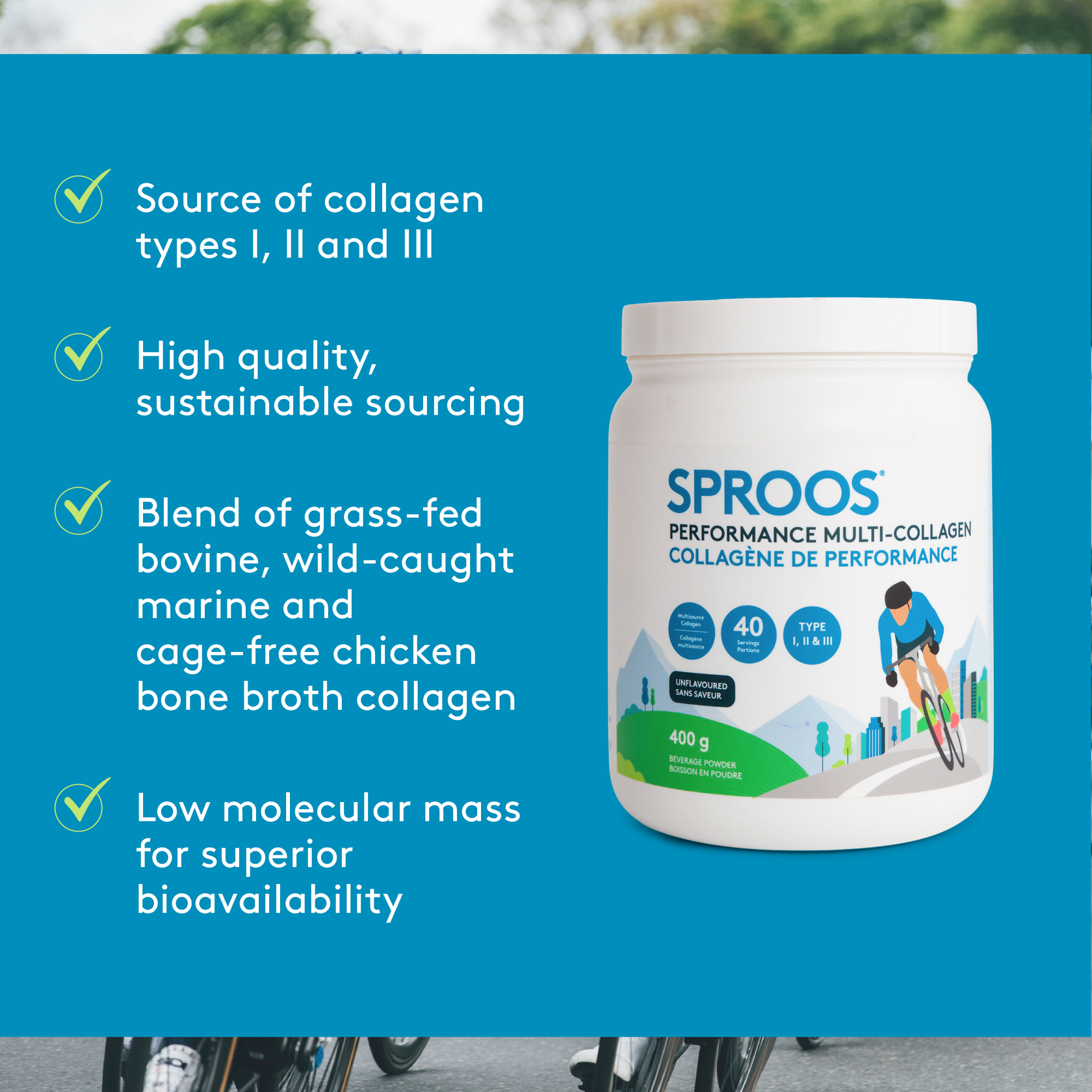 Multi-Collagen Powder (Supplement) - 3 Types | Sproos